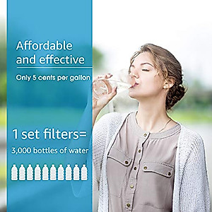 AQUACREST Countertop Water Filter, Replacement for AQ 4O35, AQ4000, AQ4050, AQ4500 Drinking Water Systems