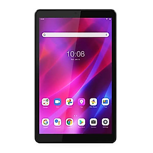 Lenovo Tab M8 Tablet, 8'' HD IPS Display, Android 11, Quad-Core Processor, 3GB Ram, 32GB Storage, Long Battery Life, SD Card Slot, , w Accessories Gray