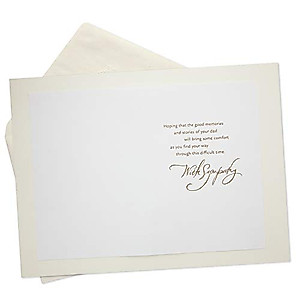 Hallmark Sympathy Card for Loss of Dad (Gifts to You)