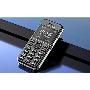 Easyfone T100 4G Unlocked Feature Cell Phone for Seniors | Easy-to-use | Clear Sound | Big Buttons | 2.0'' HD Display | SOS w/GPS | SIM Card & Flexible Data Plans | 1500Mah Battery and Charging Dock