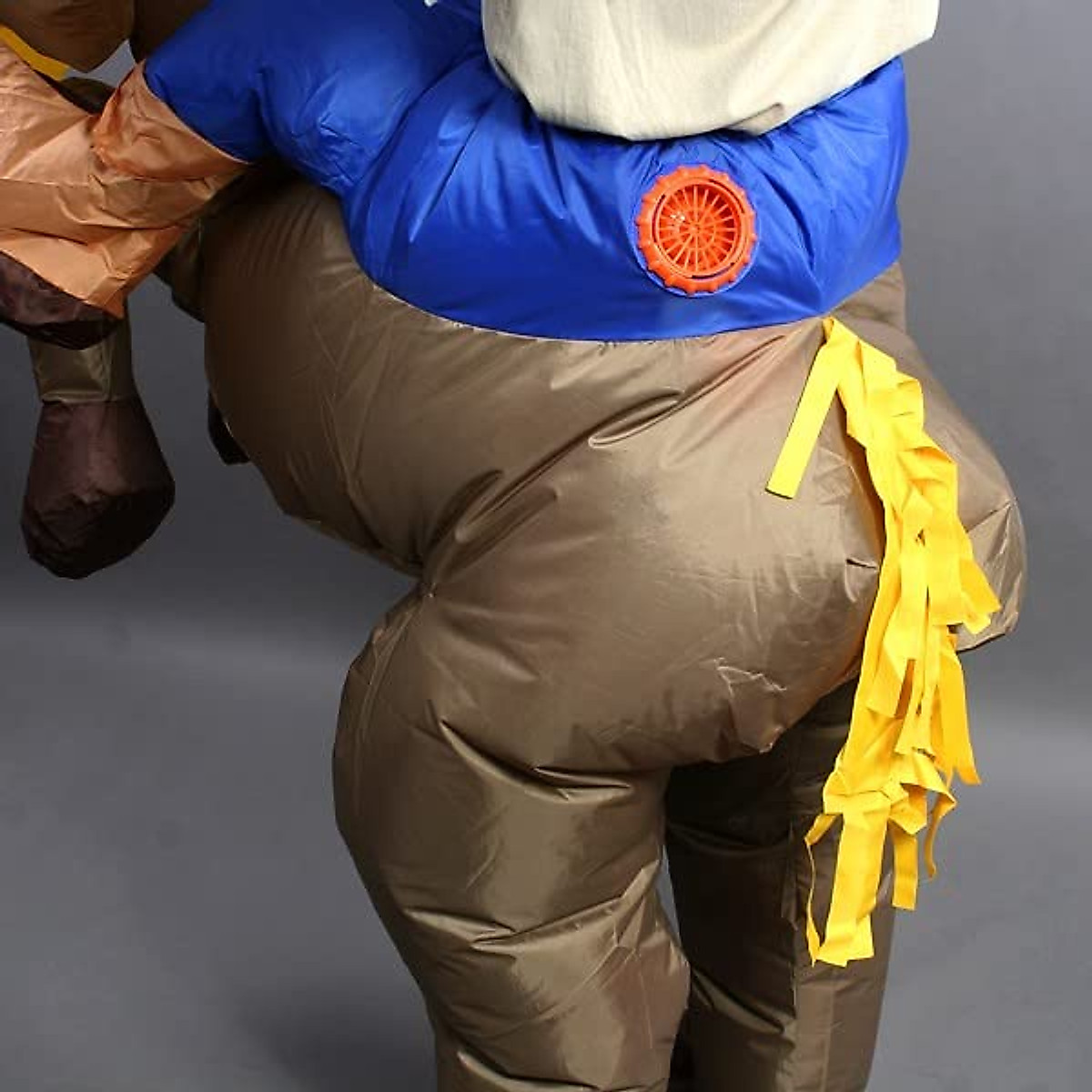 Longteng USB Mini Fan Blower for Inflatable Costume Fan or Mascot Head Game Clothing, Orange