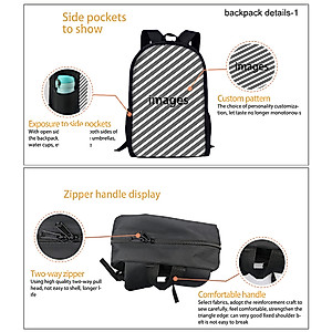 Belidome Horse Backpack for Kids Boys Girls Insulated Lunch Bag Pencil Case Bottle Holder Cover