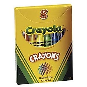 Crayola Crayons 8 Colors, 3 Pack