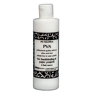 Books by Hand pH Neutral PVA Adhesive, 8oz (BBHM217) , White