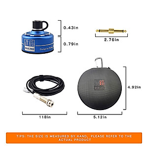 MULING handpan Pickup，H1 Hand drum Pickup ， Steel Drums Pickup，contact magnetic pickup with carry bag