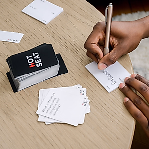 HOT SEAT Party Game + Expansion Set - The Family Card Game That's All About You - for Kids, Tweens, Teens, College Students, Adults - Perfect for Fun Parties and Board Games Night with Your Group