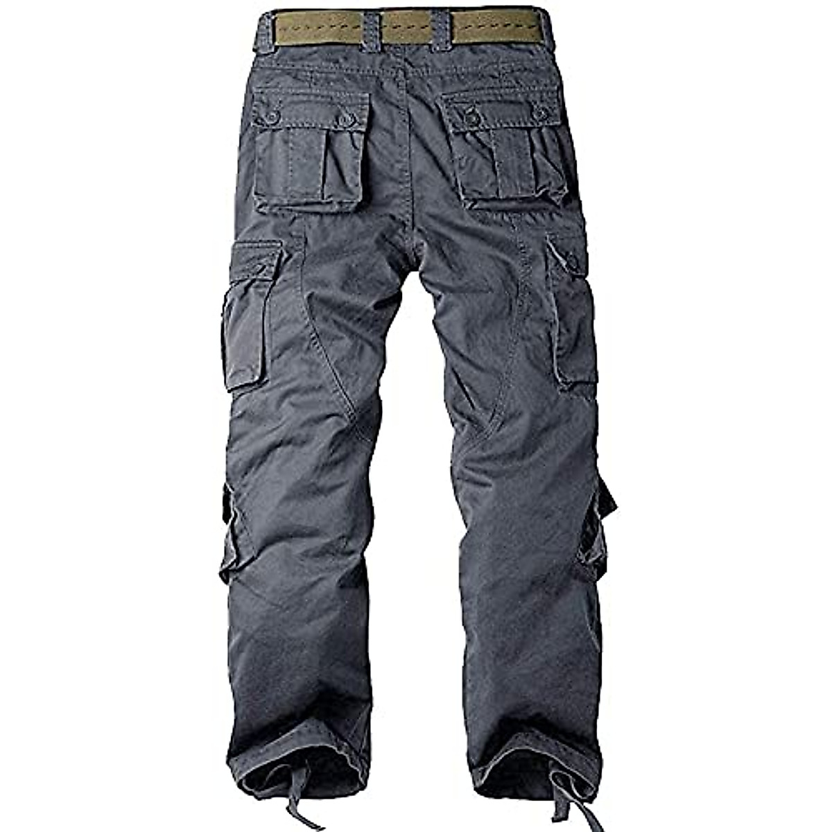 AKARMY Womens Cargo Pants with Pockets, Outdoor Casual Ripstop Military Combat Construction Work Pants 2040 Gray