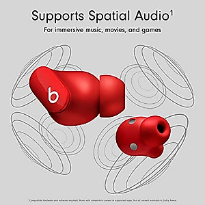 Beats Studio Buds - True Wireless Noise Cancelling Earbuds Red with AppleCare+ (2 Years)