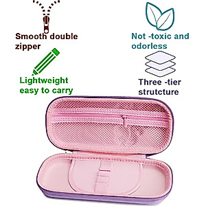 Unicorn Pencil Case for Girls, 3D Cute Cartoon Unicorn Pencil Pouch, Portable Storage Pouch Large Capacity with Compartment & Zipper Pencil Bag for Kids Boys Girls