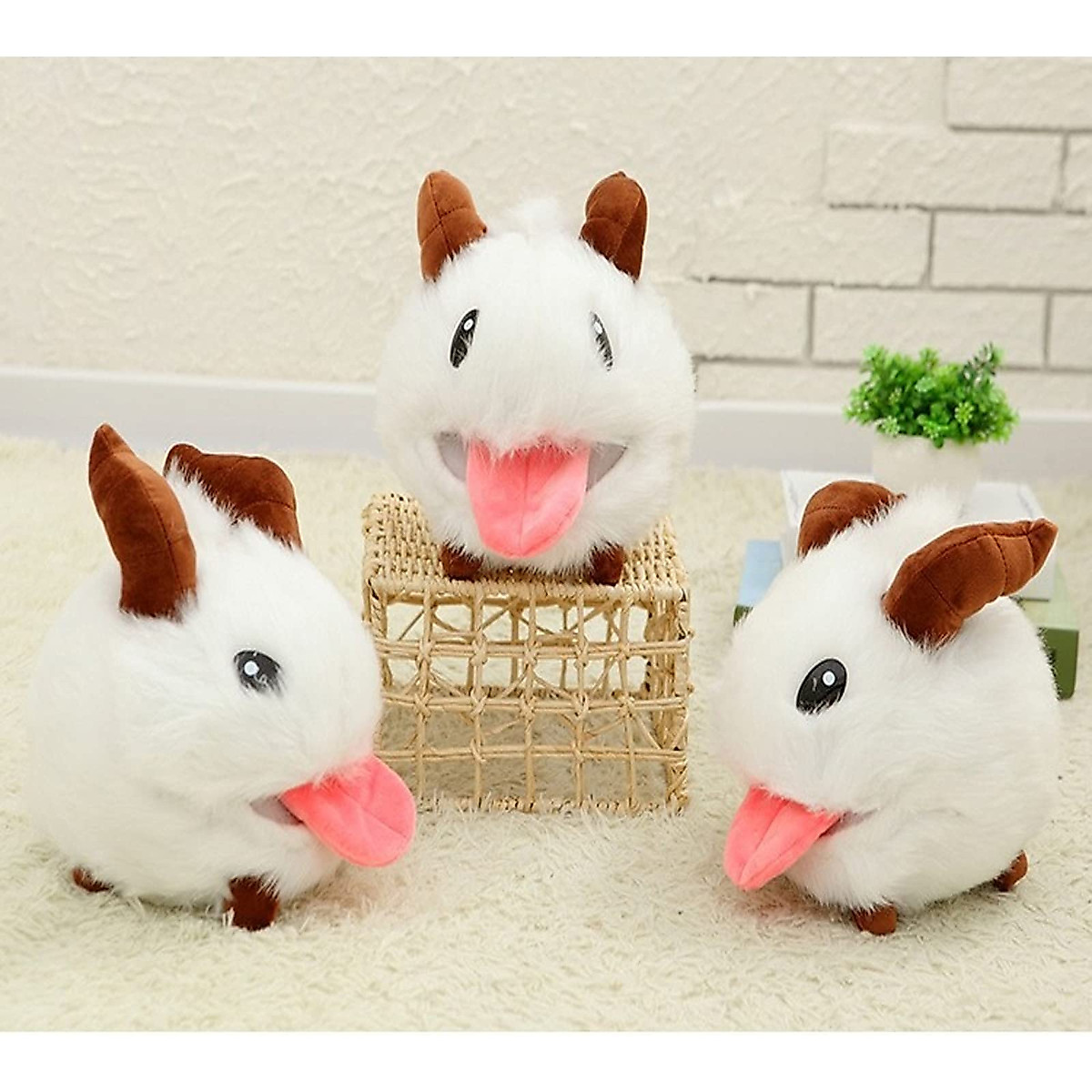 Poro Plush Toy, Animals Plush Stuffed Toys, Poro Kids Plush Toys, Ice Festival Festival Finite Plush Doll. for Home Decoration, Bedroom Decoration, Children Gifts