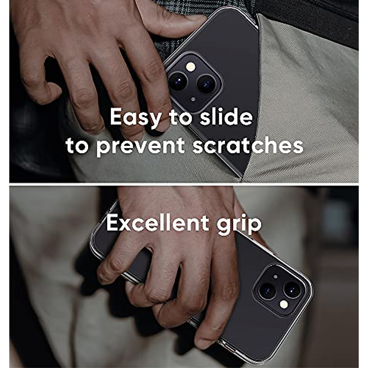 Raysmark iPhone 13 Mini Case, Ultra [Slim Thin] Scratch Resistant TPU Rubber Soft Silicone Protective Crystal Clear Case Cover for iPhone 13 Mini (Clear)