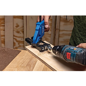Kreg KPHJ230 - Kreg Pocket-Hole Jig Micro - Micro Jig for Thin Stock, Cabinets, Drawers & Repairs - 33% Smaller Holes - For 1/2” & 3/4” Thick Materials - Holiday Home Improvement Gifts for Him