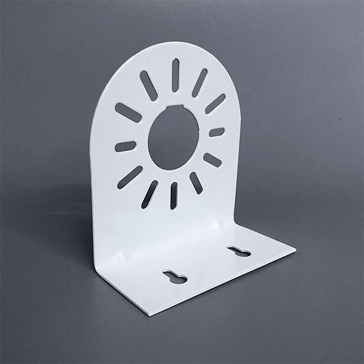 OwlCat L-Shape Dome CCTV Security Camera Mount Bracket Metal Right Angle Wall Ceiling Mount Bracket for 2.5inch Video Surveillance Mini Dome IP Camera Side Bracket, White, 115 x 102 x 50mm (L115-1)