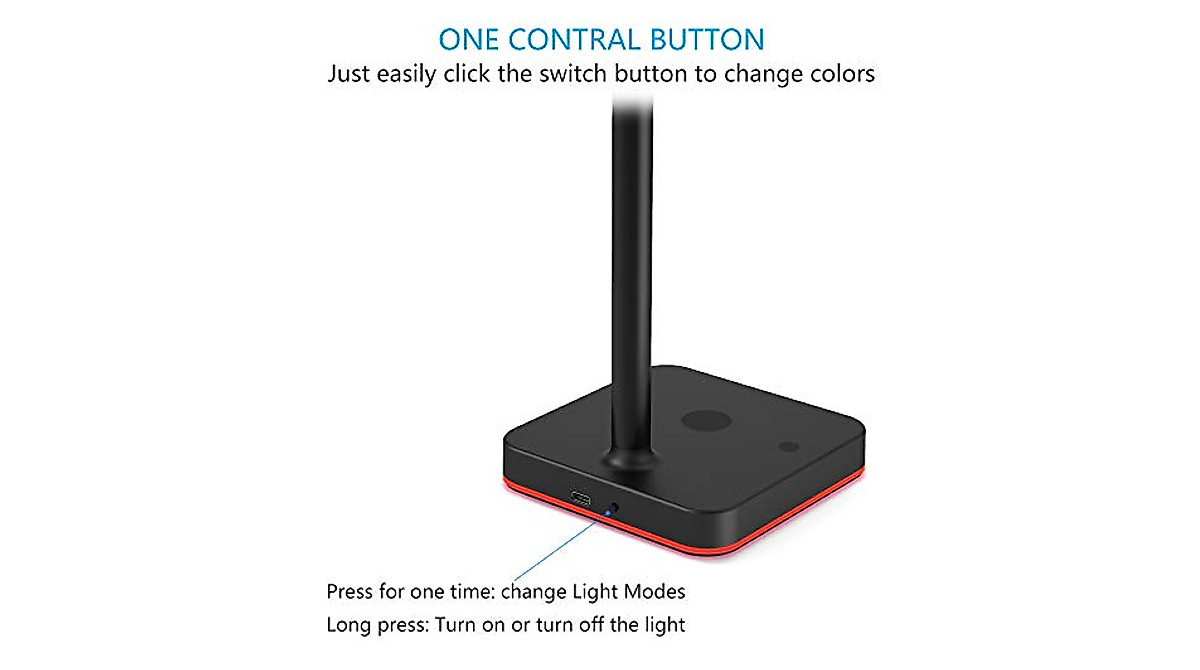 KAFRI RGB Headphone Stand & Fast Wireless Charger