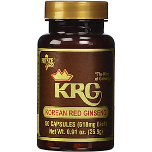 Prince of Peace Korean Red Ginseng Capsules, 50 Count