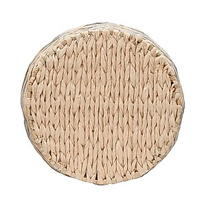 Household Essentials, Natural and Gray Cattail and Paper Zee Basket