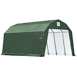 ShelterLogic 90254 Green 12'x28'x11' Barn Shelter