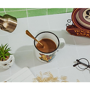 Silver Buffalo Harry Potter Hogwarts Crest Camper Ceramic Mug, 20 Ounces