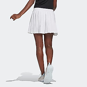 adidas Women's Club Tennis Pleated Skirt, White/Grey, X-Large