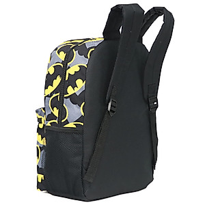 DC Comics Batman All Over Print Logo Full Size 16" Backpack