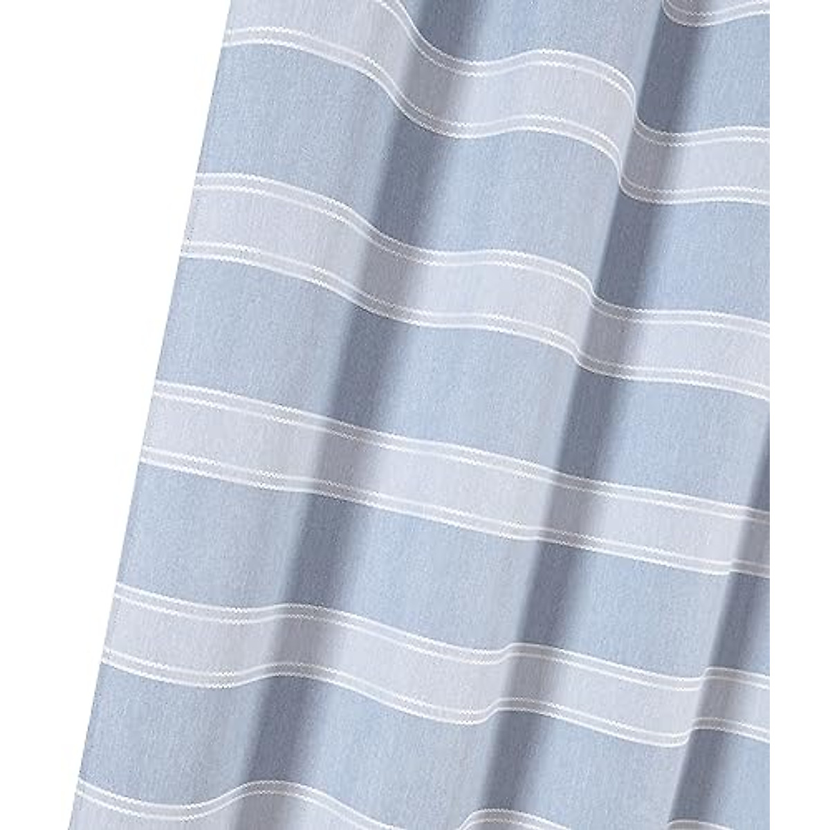 Dainty Home Bathroom Shower Curtains - Blue Shower Curtain with Elegant Design - Luxury Washable Shower Curtains for Bathroom, Hotels