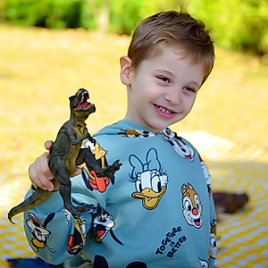 Gemini&Genius Dinosaur Toys Tyrannosaurus Rex and Spinosaurus Dinosaur World Action Figures, Great Birthday Gift, Collection, Cake Topper, Party Supplies, Room Decor for Kids 3-12 Years Old