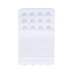 DoHope Elastic Back Bra Extender 4 Hook 3 Row 3/4" Stretchy Extension Tape Multi Color (5PCS Multi Color (Hook Center Size 1/2"))