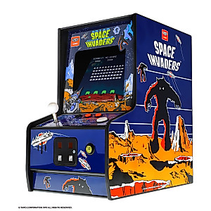 My Arcade Space Invaders Micro Player: Mini Arcade Machine Video Game, Fully Playable, 6.75" Collectible Premium Edition