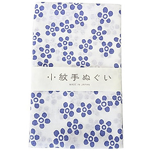 MIYAMOTO Japanese Traditional Towel Tenugui Small Pattern 5 type set Basic pattern-2 by KOMESICHI