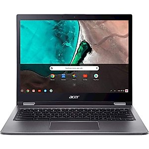 Acer Chromebook Spin 13 CP713-1WN-55Ht 13.5" Touchscreen 2 in 1 Chromebook - 2256 X 1504 - Core i5 i5-8250U - 8 GB RAM - 64 GB Flash Memory - Gray - Chrome OS - Intel UHD Graphics 620 - in-Plane