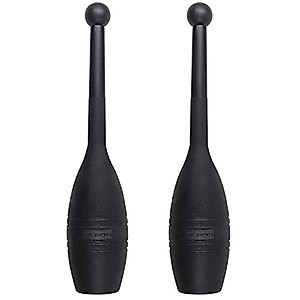 Logest Mace Exercise Club - Heavy Duty Plastic Indian Clubs Available in 1 LB and 2 LB Sets of 2 Perfect for Strength Training and Rehabilitation Improves Grip and Full Body Workout Mace Clubs (3LB Set of 2 - 3LB Each Club)