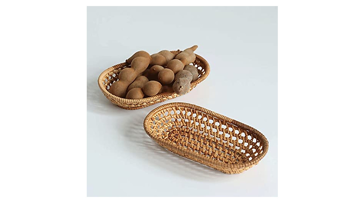 Elegant Hand Braided Serving Tray for Any Occasion