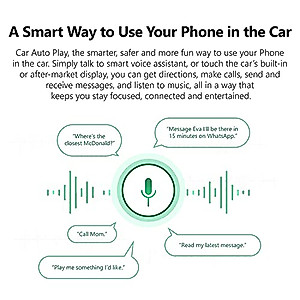 Eonon A0585 USB Dongle Android Auto and Car Play Autoplay for Eonon Android 10/ 8.0/8.1/9.0 Car Radio GA93 Car Stereo and GA9465,GA9480A,GA9453,GA9463,GA9451,GA9449 Etc.