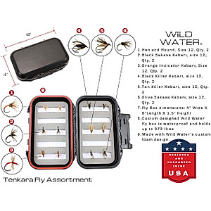 Wild Water Fly Fishing 8' Tenkara Fly Rod Complete Combo Starter Package with Flies