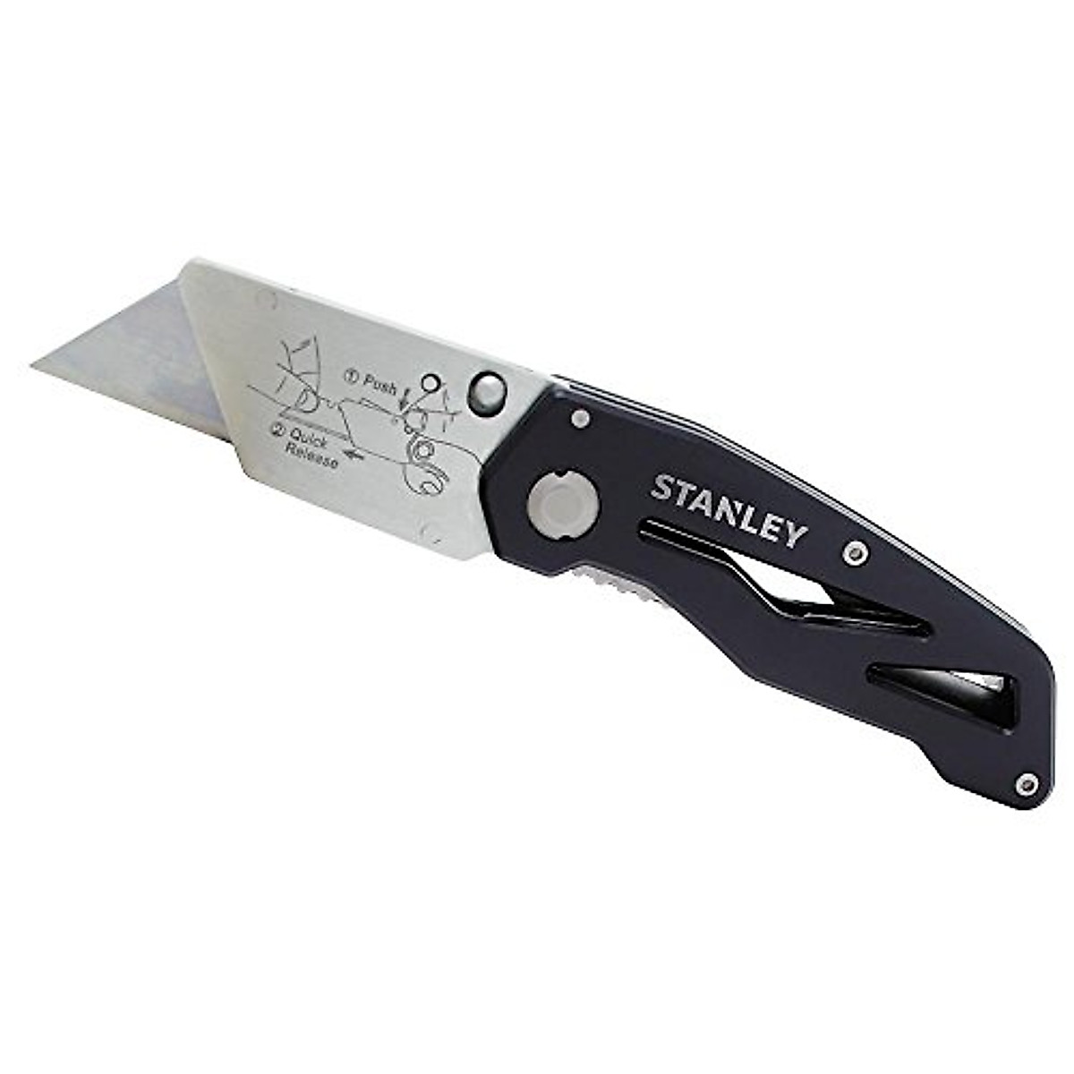Folding Utility Knife, Steel, 5-3/4 in. L
