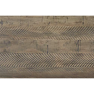 Signature Design by Ashley Aldwin Farmhouse Square Coffee Table with Lift Top for Storage, Grayish Brown