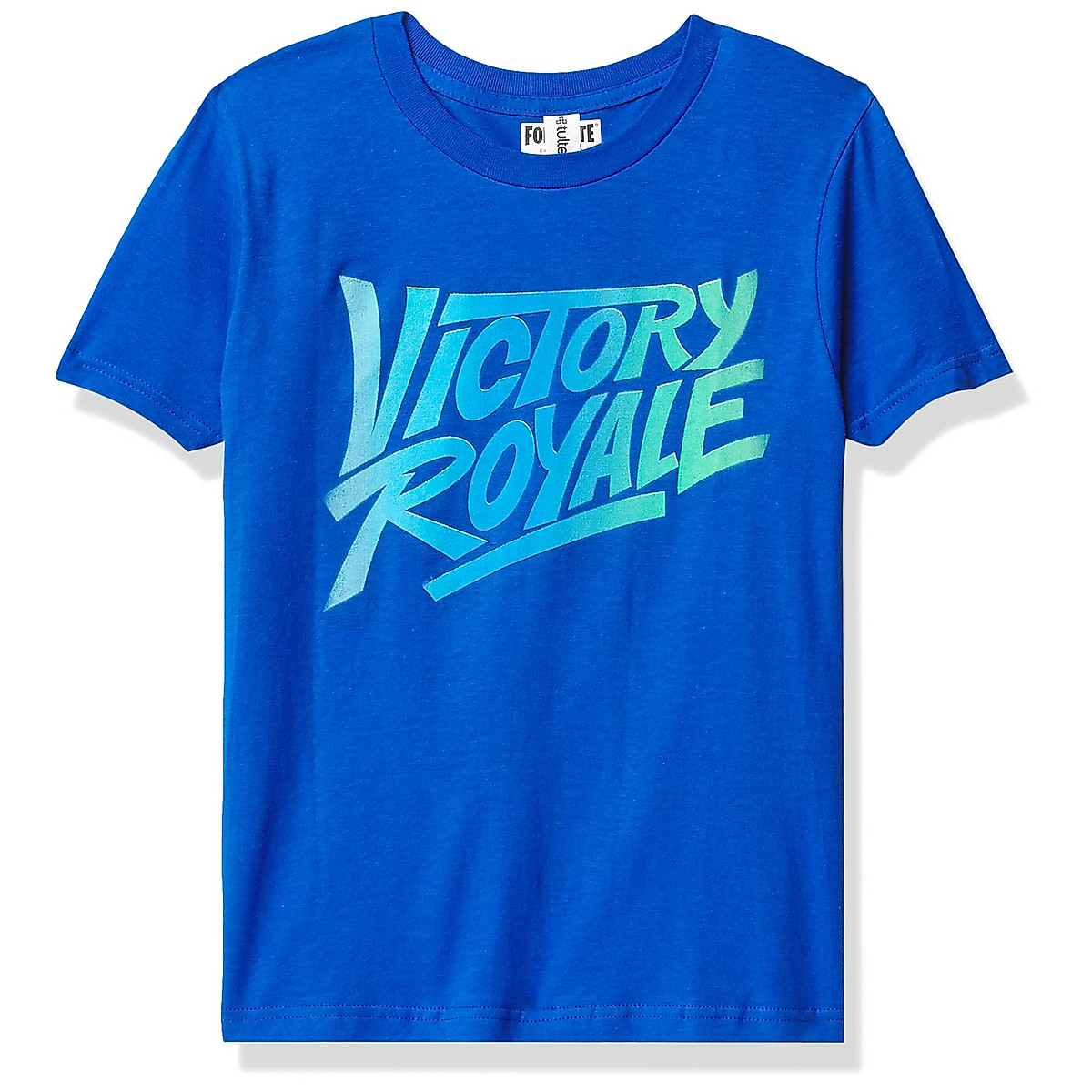 FORTNITE Victory Royale Logo Boy's Premium Solid Crew Tee