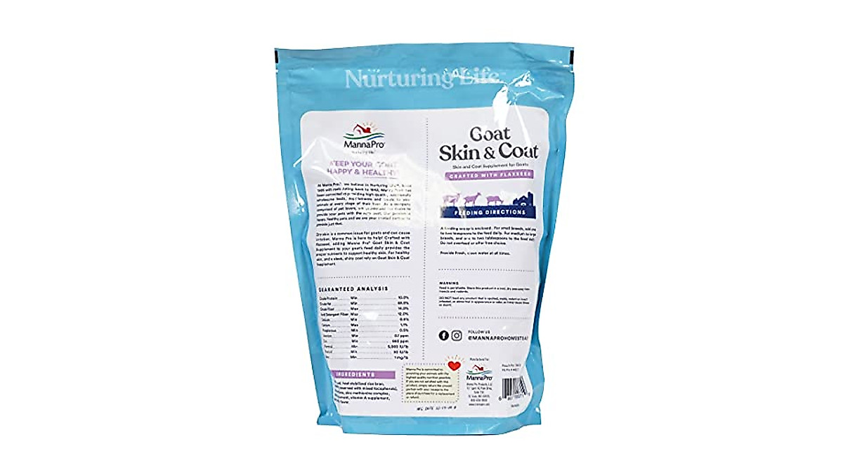 Manna Pro Goat Skin & Coat Supplement for Healthy Goats