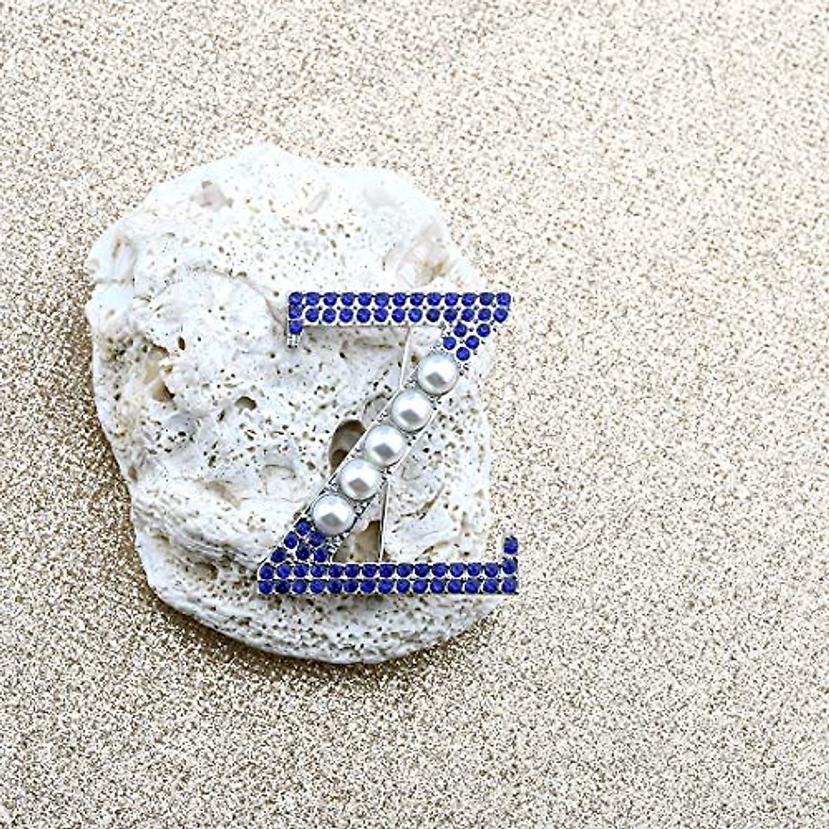 CHOORO Finer 1920 Earrings/Bracelet/Necklace 1920 Greek Sorority Jewelry Gift for Finer Women(Z brooch)