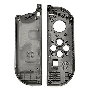 Replacement Hard Housing Shell Skin Case Cover Inner Frame for Nintendo Switch NS Joy-Con Controller (Gray Case +Frame)