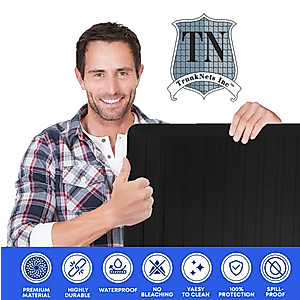 Premium Cargo Liner for Ford Explorer 2011-2019 - 100% Protection - Custom Fit Car Trunk Mat - Easy-to-Wash & All-Season Black Cargo Mat - 3D Shaped Laser Measured Trunk Liners for Ford Explorer