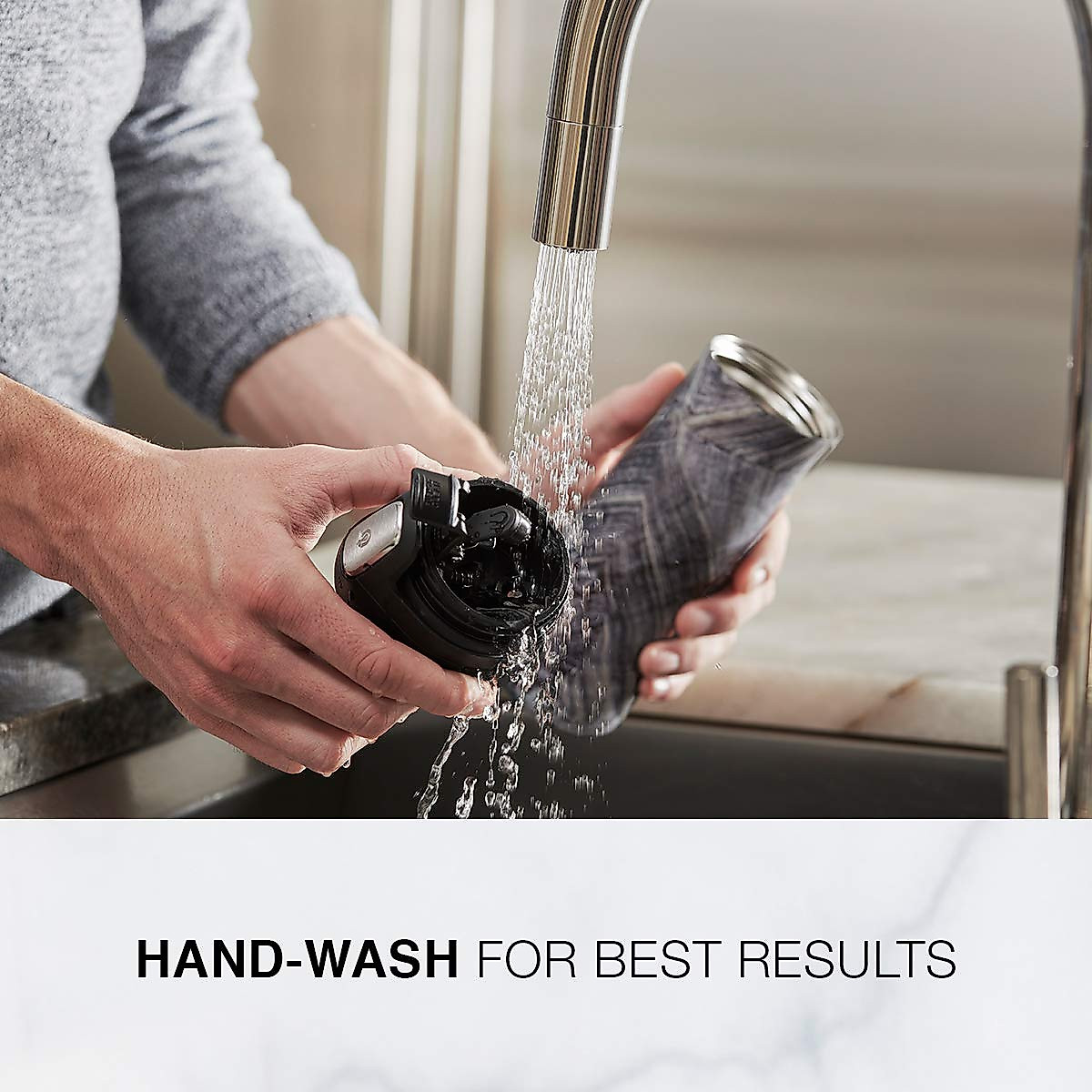 Contigo Couture AUTOSEAL Vacuum-Insulated Stainless Steel Travel Mug, 14 oz, Cloud Burst