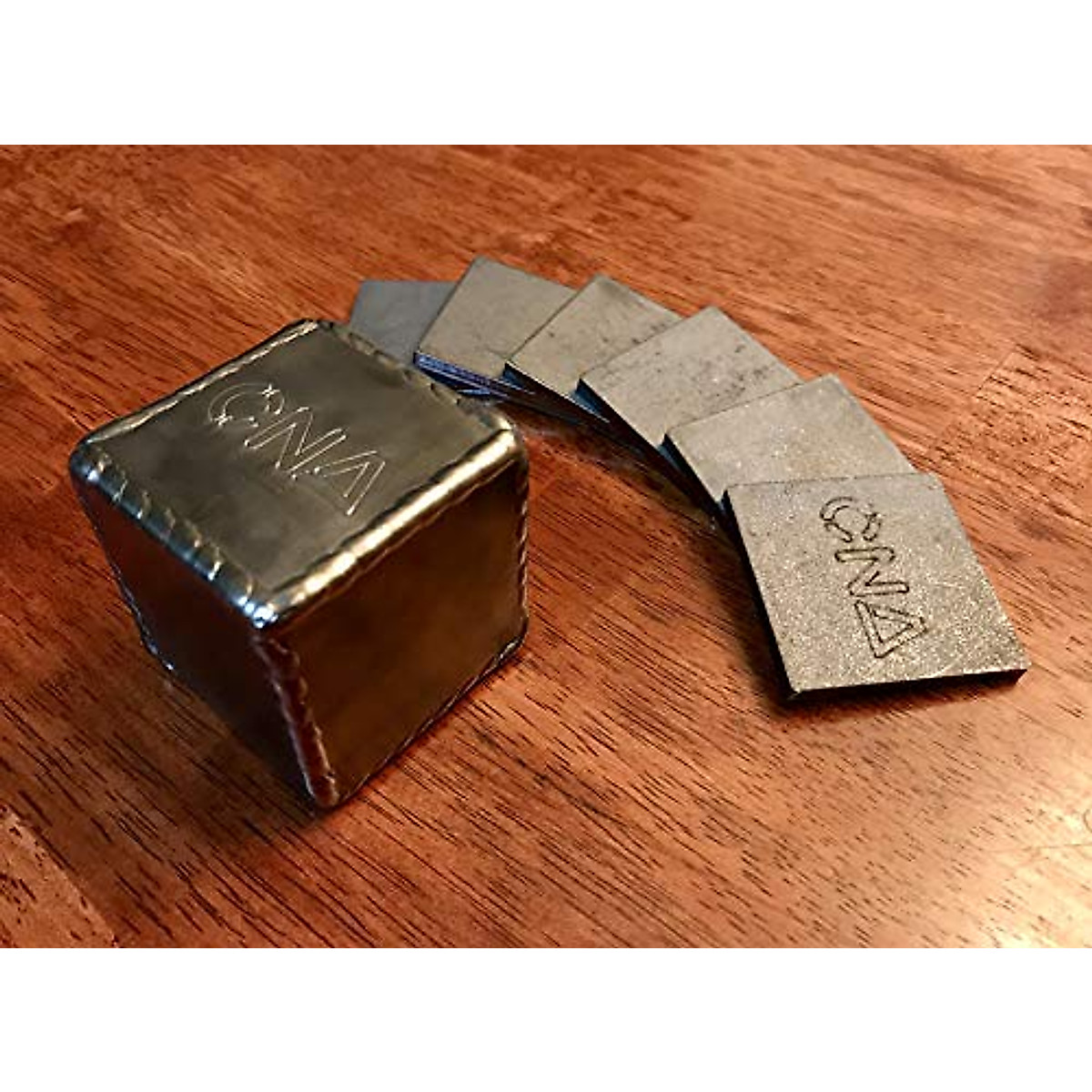 Welding Kit – 11 Gauge Steel Cube – Made in USA – Contains 6 Square Coupons – MIG, TIG, Arc, Stick, Gas – Practice Training DIY Beginner to Expert – Chapman & Adams (CNA Fabrication) (2" (2 Inch))