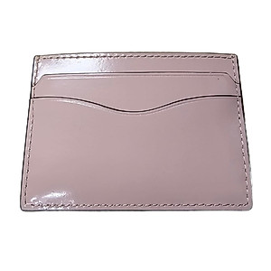 Tory Burch 139340 Emerson Clay Pink With Silver Hardware Patent Women's Slim Card Case, Small