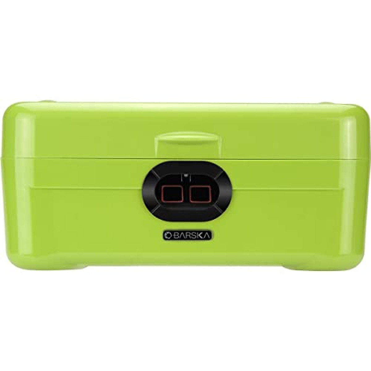 Barska AX12458 iBox Dual Biometric Secure Device Lock Box Security Safe, Green, Standard