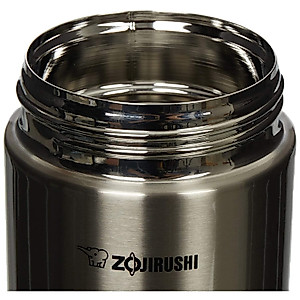 Zojirushi Steel Food Jar, 25-Ounce, Black/Stainless