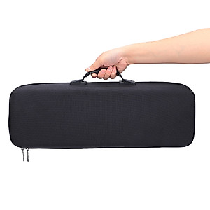 Alomejor Fishing Rod Case EVA Shockproof Hard Shell Fishing Pole Reel Gear Storage Bags Organizer Fishing Tackle Box