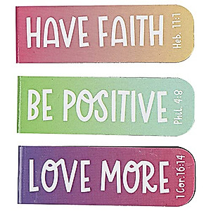 Salt & Light, Gradient Bright Magnetic Bookmarks, 1 Each of 6 Designs