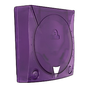 Plastic Shell, Transparent Purple Scratchproof Translucent Case for SEGA Dreamcast DC