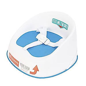 Prince Lionheart Squish Booster Seat, Berry Blue, 3-Point Harness and Dual-Strap System, Easy to Wipe Clean, and Lightweight